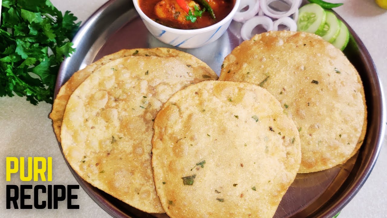 Puri Recipe | How To make Puri Recipe | Aate Se Banaye Puri Ekdam Easy ...