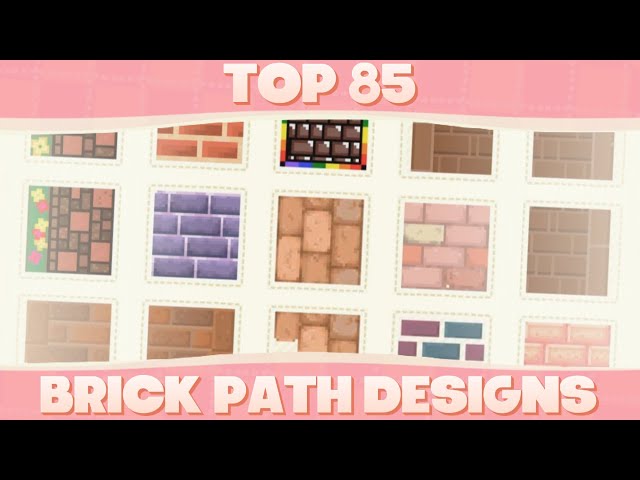 Animal Crossing Qr Codes Paths Pink Brick