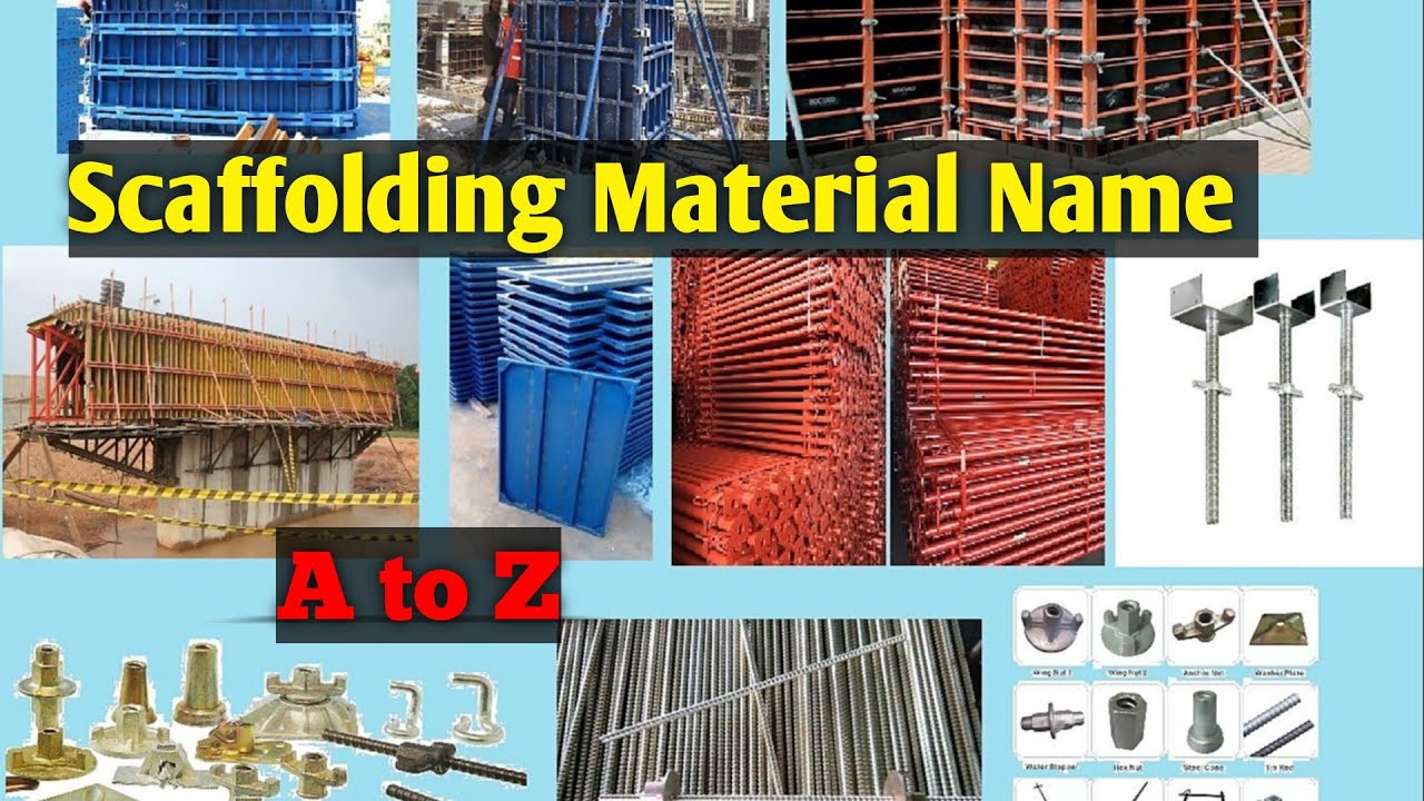 Scaffolding Material Name List - YouTube