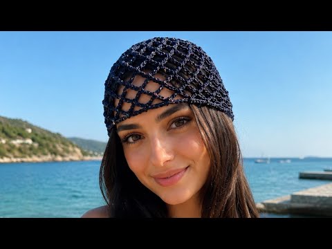 Yazlık Örgü File Bere Yapımı/Summer Crohet Hat #crochet #knitting (SUB) @hadiorsenebabyknits 