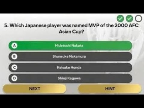 Which Japanese player was named MVP of the 2000 AFC Asian Cup? - YouTube