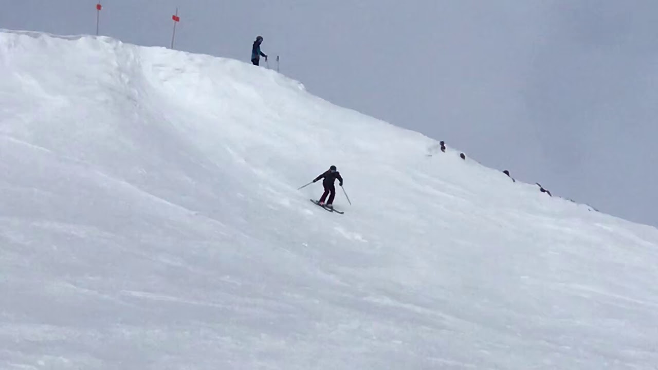 Courtney - 2020 Lake Louise cornice drop - YouTube