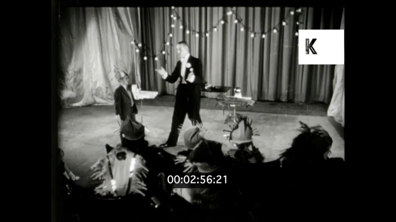 1940s UK, Magician Performing for Children at Party, Magic Tricks - YouTube