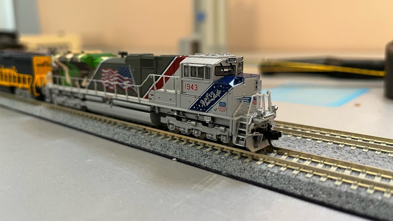 Broadway Limited N Scale sd70ace #1943 - YouTube