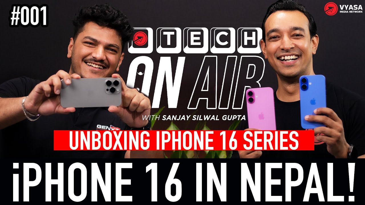 Unboxing New iPhone 16 Series | Tech ON AIR with Sanjay - YouTube