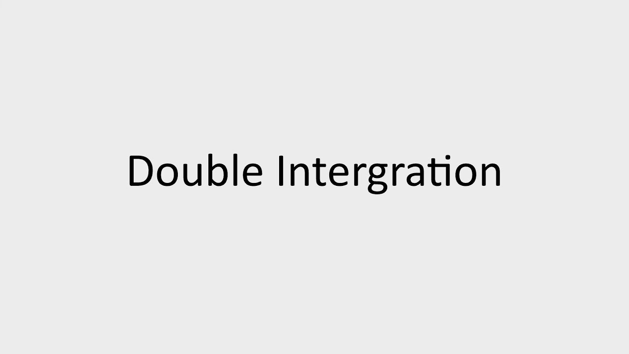 Double Integration Examples - Maths Examples - YouTube