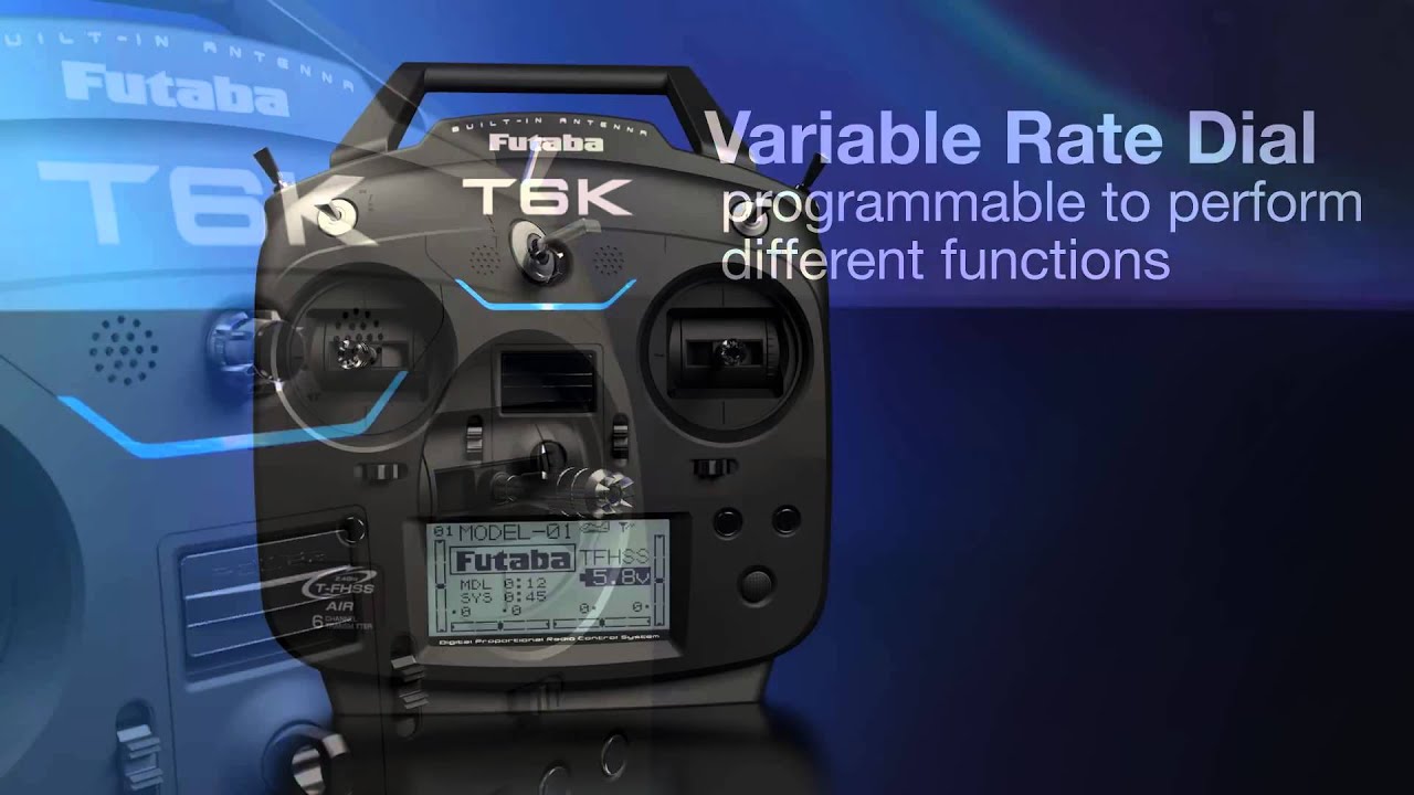 Futaba 6K 6 Channel Computer Radio - YouTube