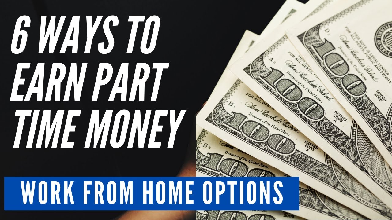 How to earn money from home? 6 ways to earn part time income | Working ...