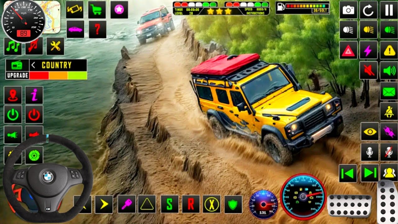 410 SUV 4x4 off-road forest game - jeep driving android gameplay series ...