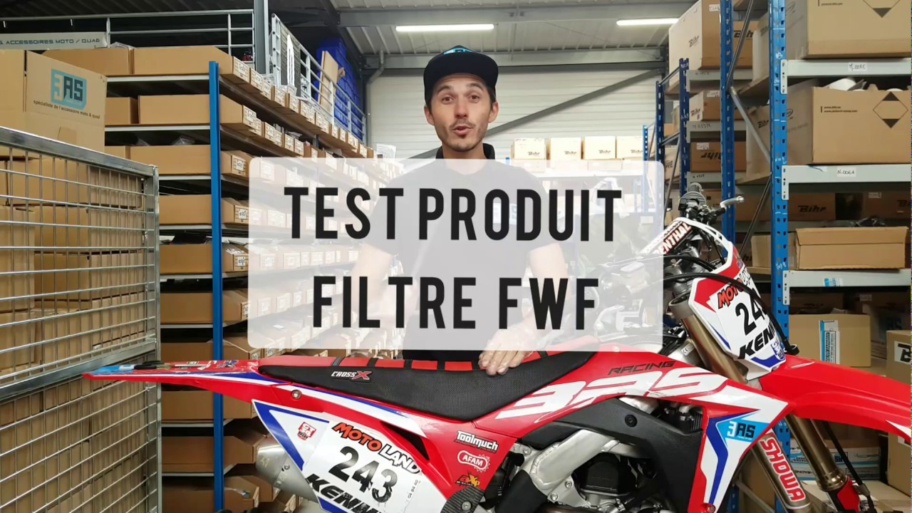 TEST #2 : TEST DU FILTRE À AIR FWF - MOTOCROSS SABLE - YouTube
