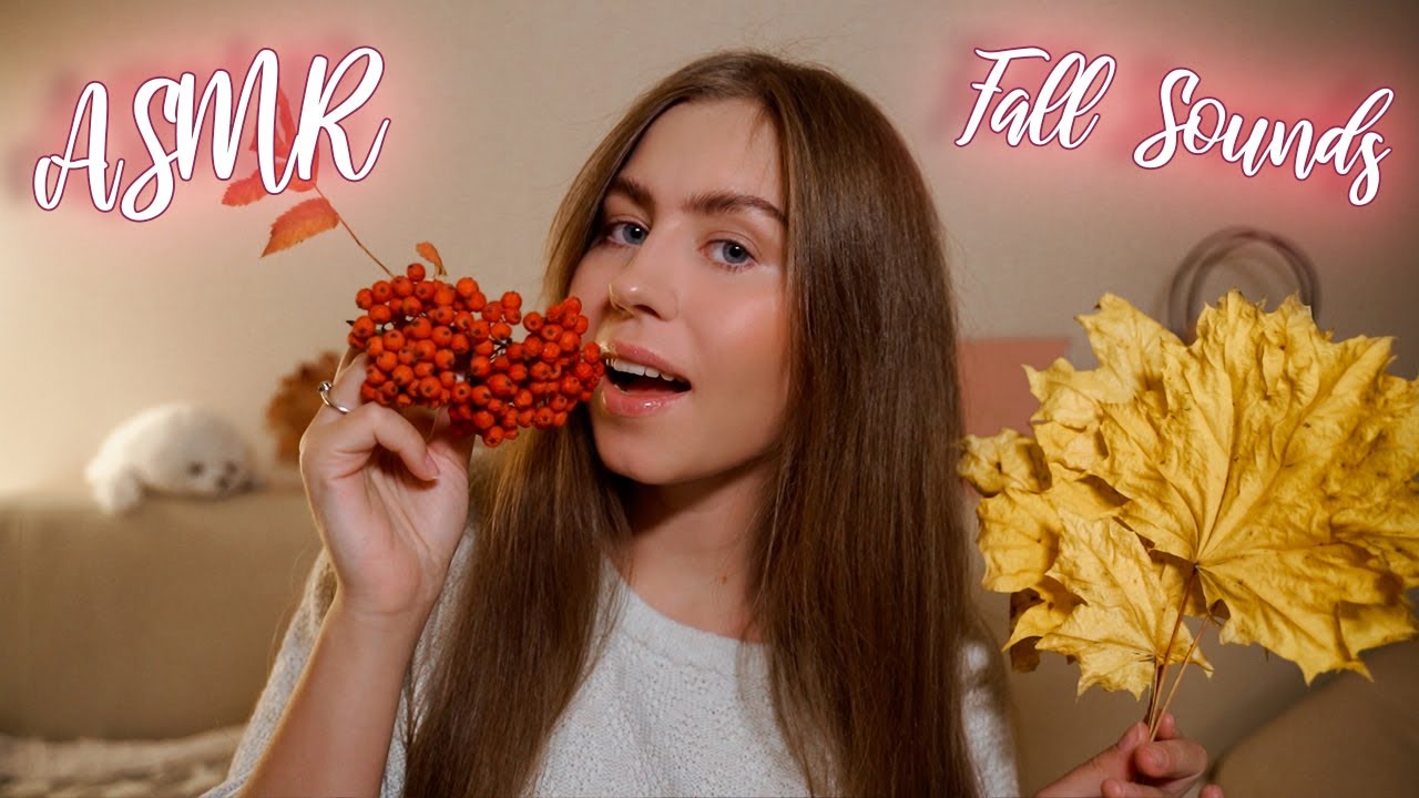 [ASMR] 🍁 Fall / Autumn Triggers 🍁 + Fabric Scratching, Mukbang, Whisper ...