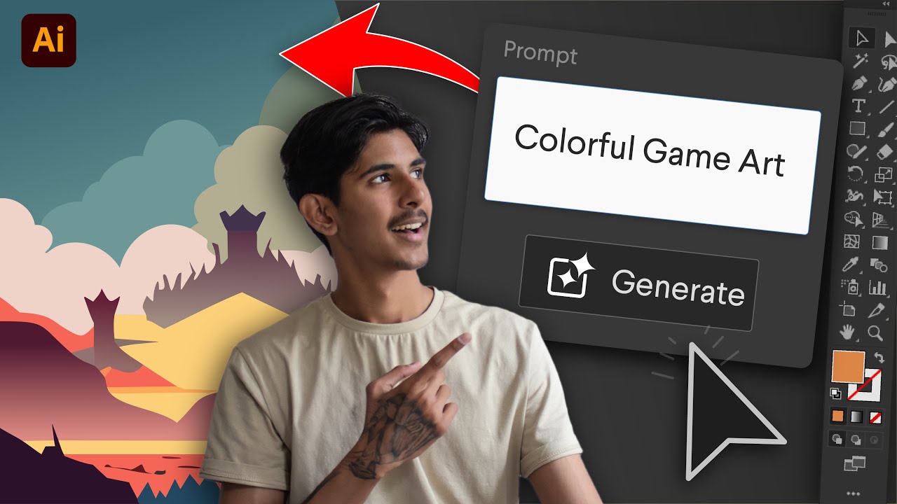 THE *FUTURE* OF ADOBE ILLUSTRATOR (New A.I Tools) #ai #aiart # ...