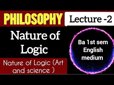 2. Nature of logic(Art and Science) Philosophy MJC MIC with full ...