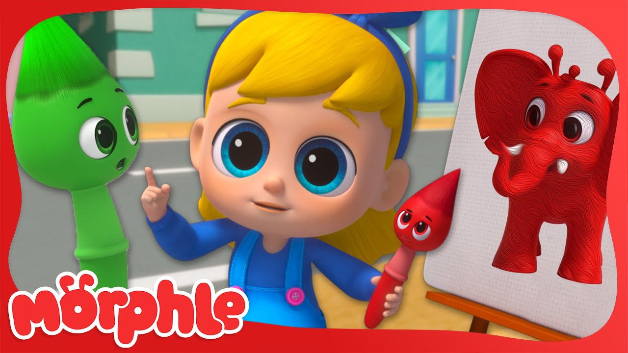 Mila Paints the Best Elephant Orphle's Ever Seen! 🖌️ | Morphle's Family ...
