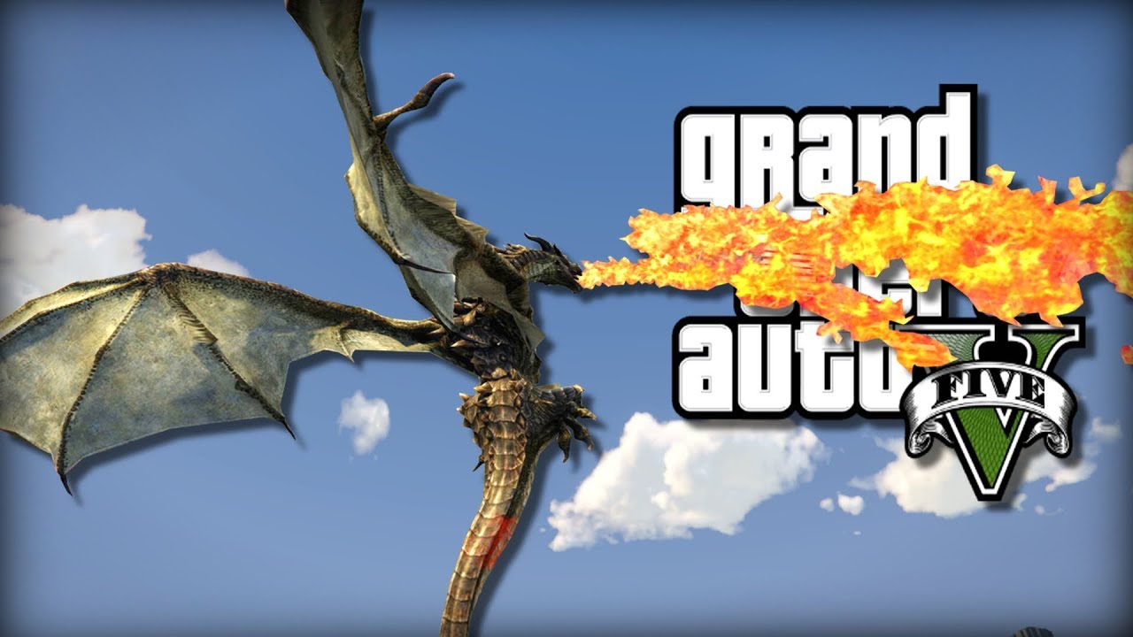 GTA 5 | RIDE-ABLE DRAGONS MOD! | Mod Showcase - YouTube