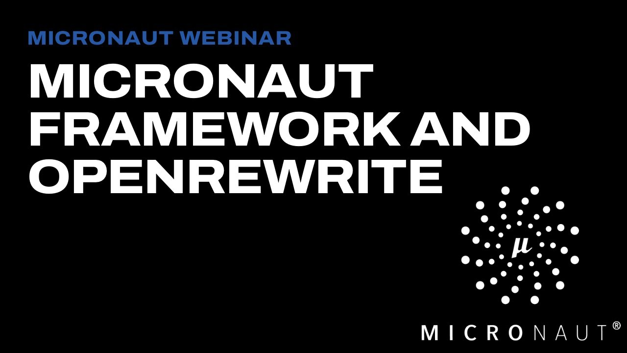 Micronaut Openrewrite Youtube