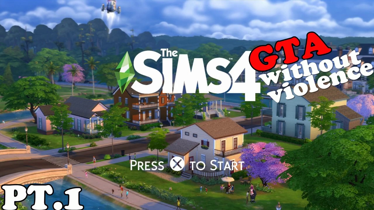 FUNNY:SIMS 4 aka vegan Gta - YouTube