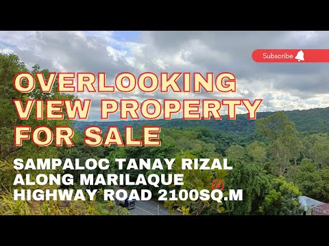 #vlog146 Tanay Rizal Property For Sale Along Marilaque Road - YouTube