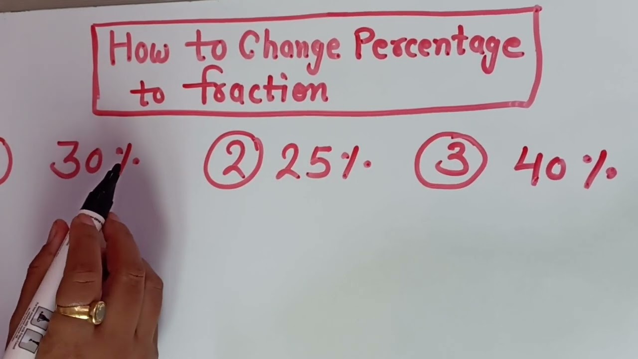 How To Change Percentage To Fraction How To Change Fraction To Percentage fraction percentage How To Change Percentage To Fraction How To Change Fraction To Percentage fraction percentage