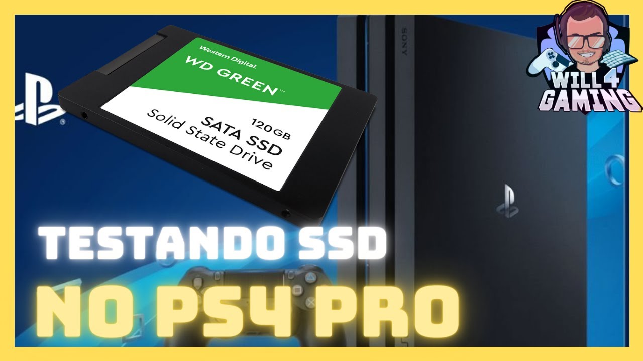 Testando SSD no meu PS4 PRO #playstation #ps4 #ssd - YouTube