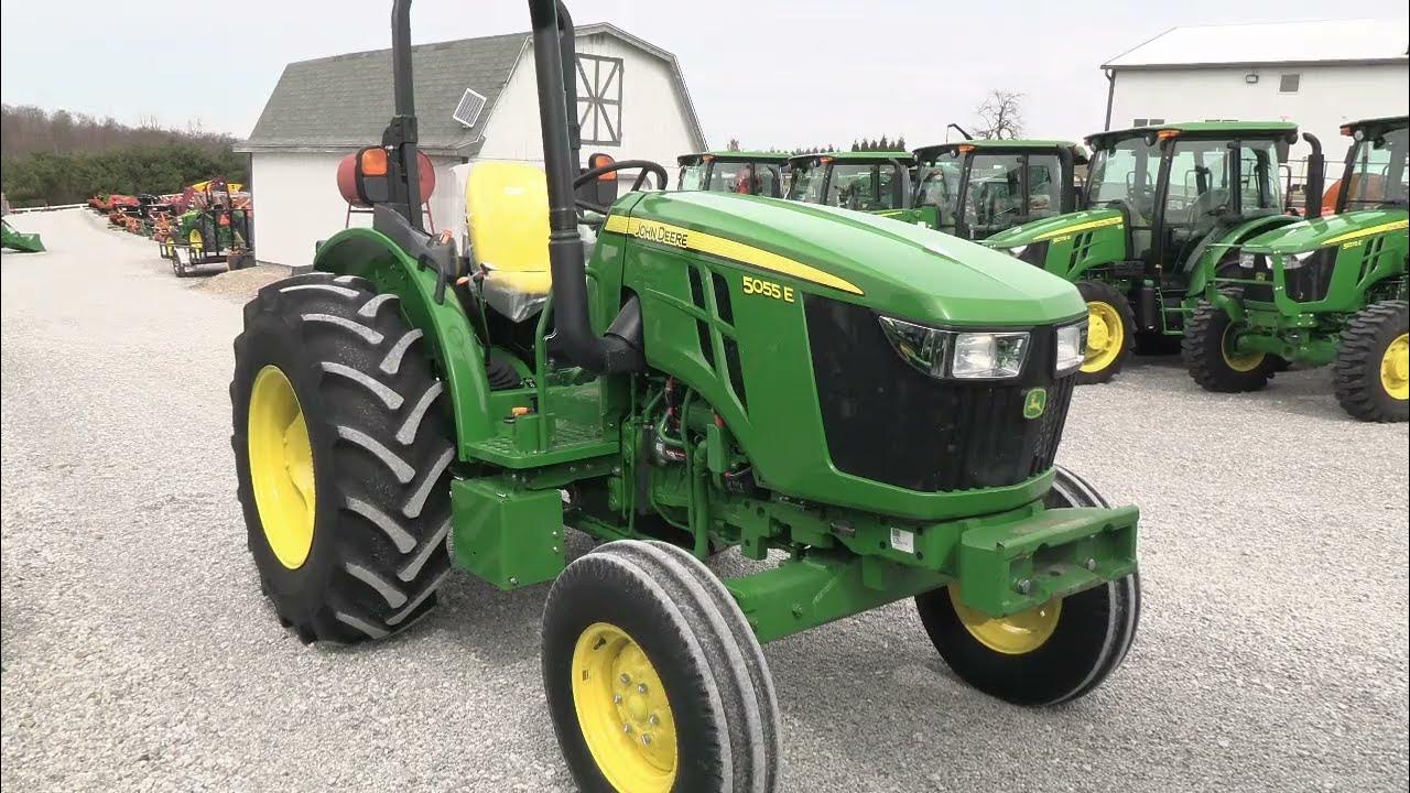 2018 John Deere 5055E Open Station Tractor! Like New! For Sale by Mast Tractor Sales - YouTube