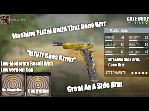 Full Auto M1911 Build Gameplay - CoD:Mobile - YouTube