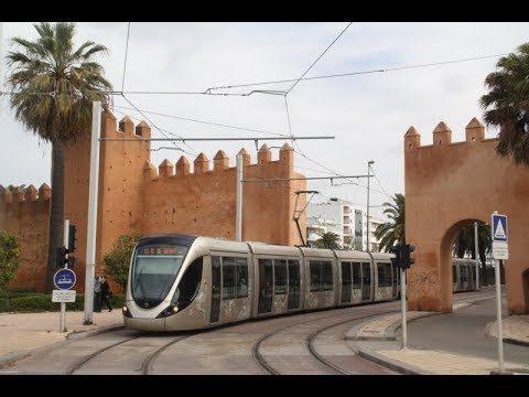 Trams in Rabat-Morocco - YouTube