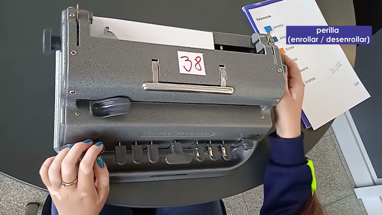 VIDEO Uso de máquina perkins - YouTube