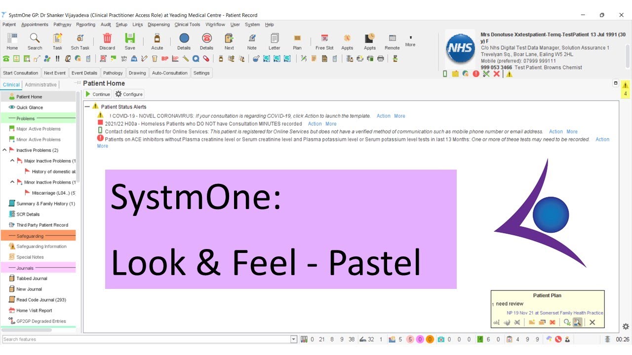 Look & Feel - Pastel: New SystmOne User Interface - YouTube