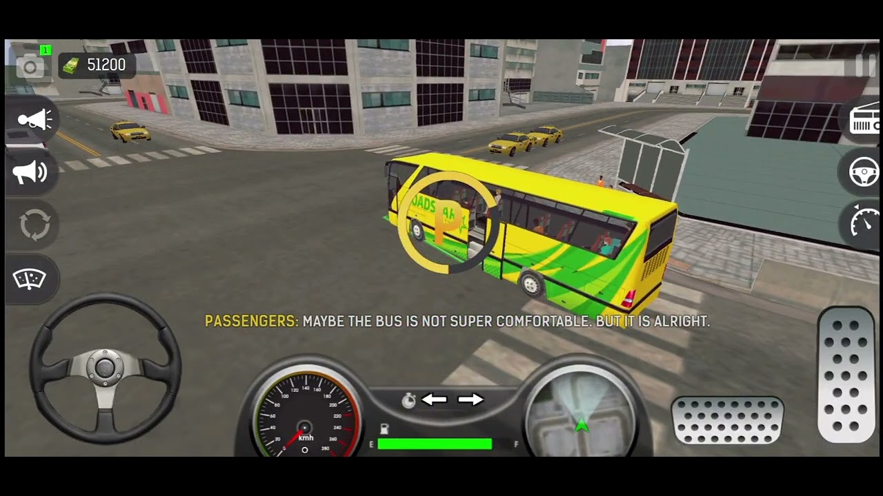 Bus simulator game Bus game Bus cartoon mini bus game - YouTube