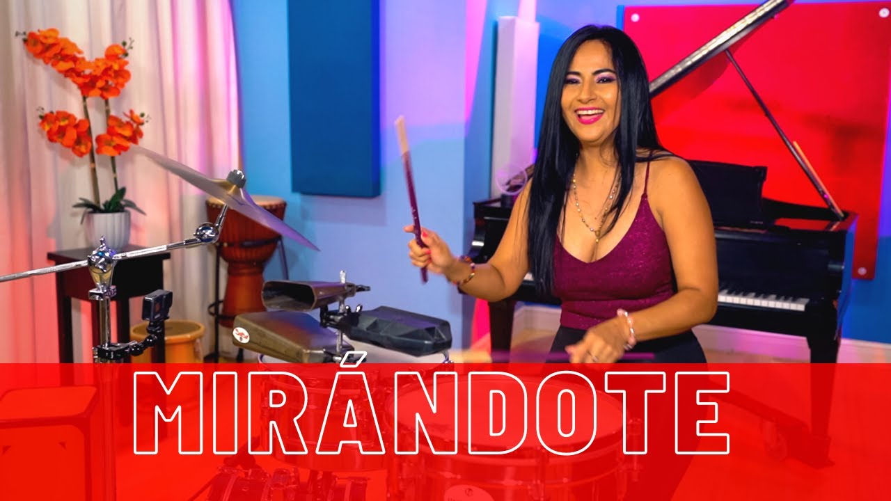 MIRÁNDOTE - FRANKIE RUIZ (Timbales Interpretation Elisabeth Timbal ...