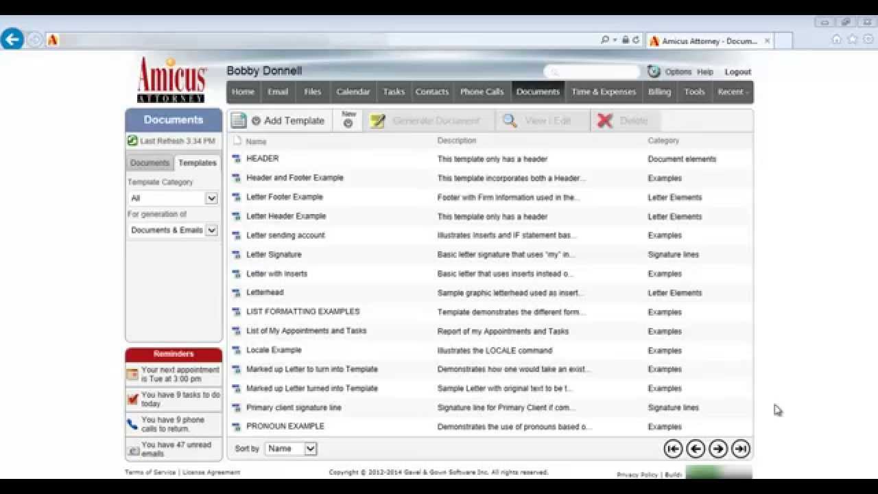 Amicus Cloud Document Assembly -- Getting Started - YouTube