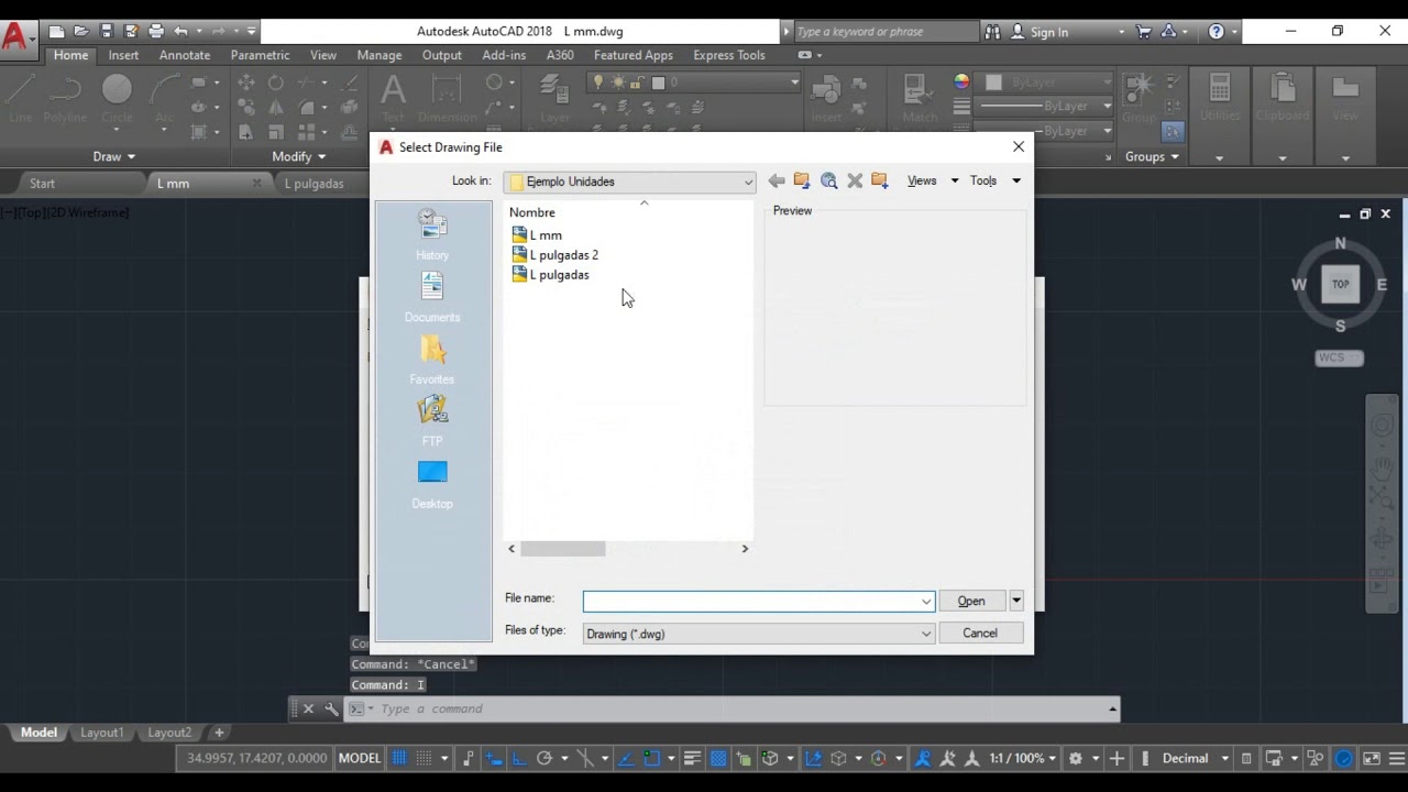 AutoCAD: Unidades de Medida mm - Pulg, Comando UNITS - YouTube