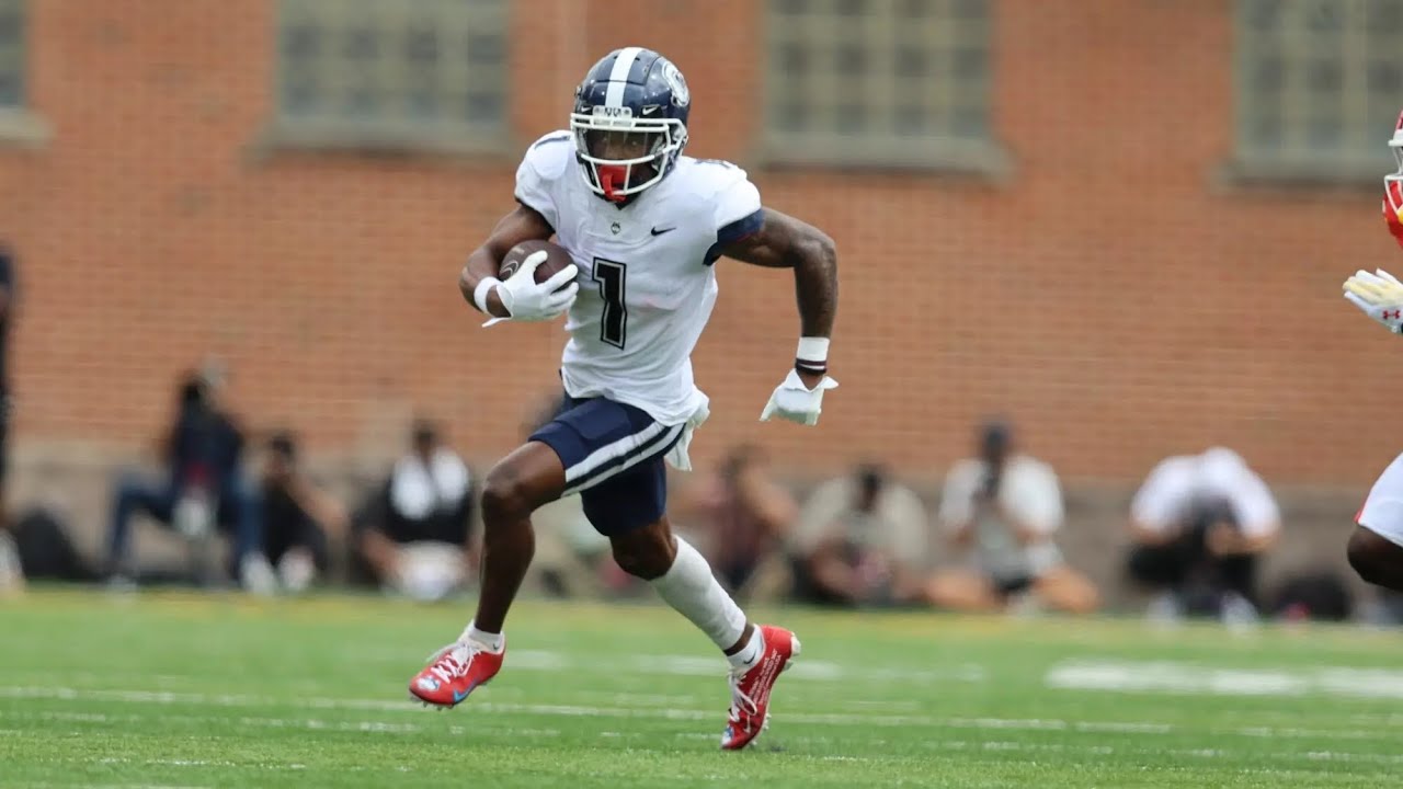 Skyler Bell |WR| HIGHLIGHTS (UConn & Wisconsin) - YouTube