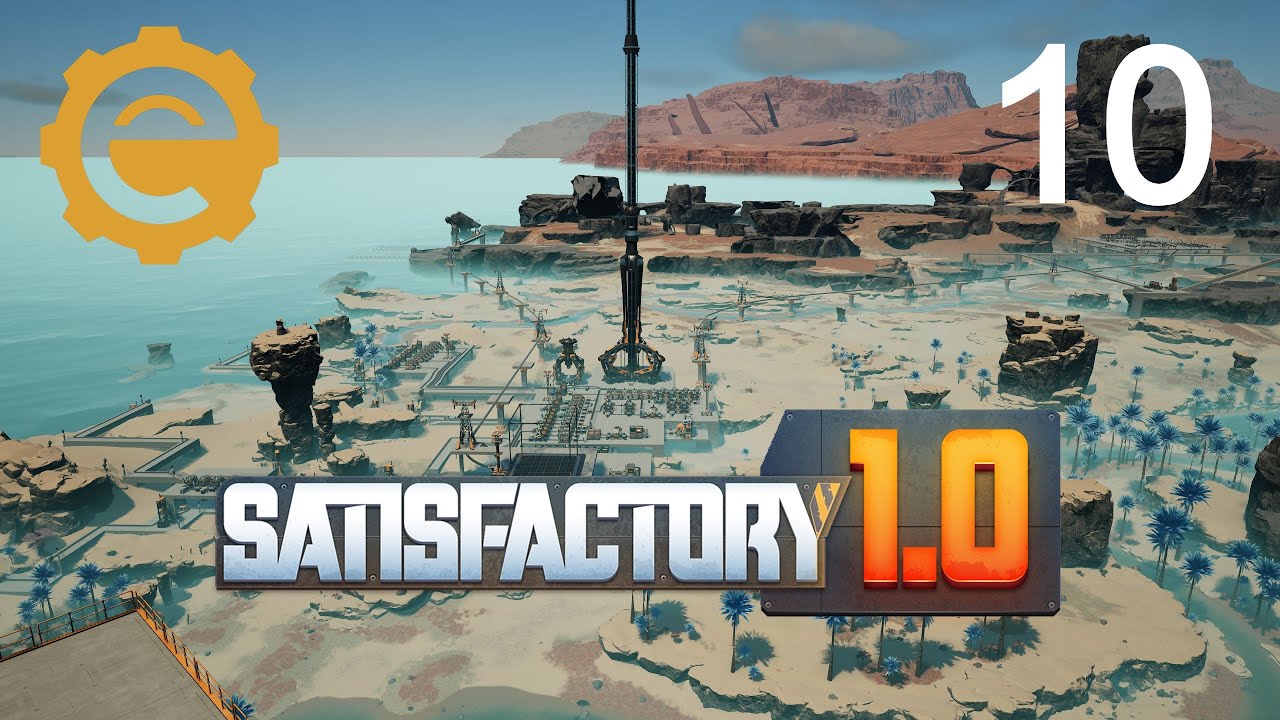 Satisfactory 10 - Phase 2 Factory Overview & Phase 3 kickoff! - YouTube