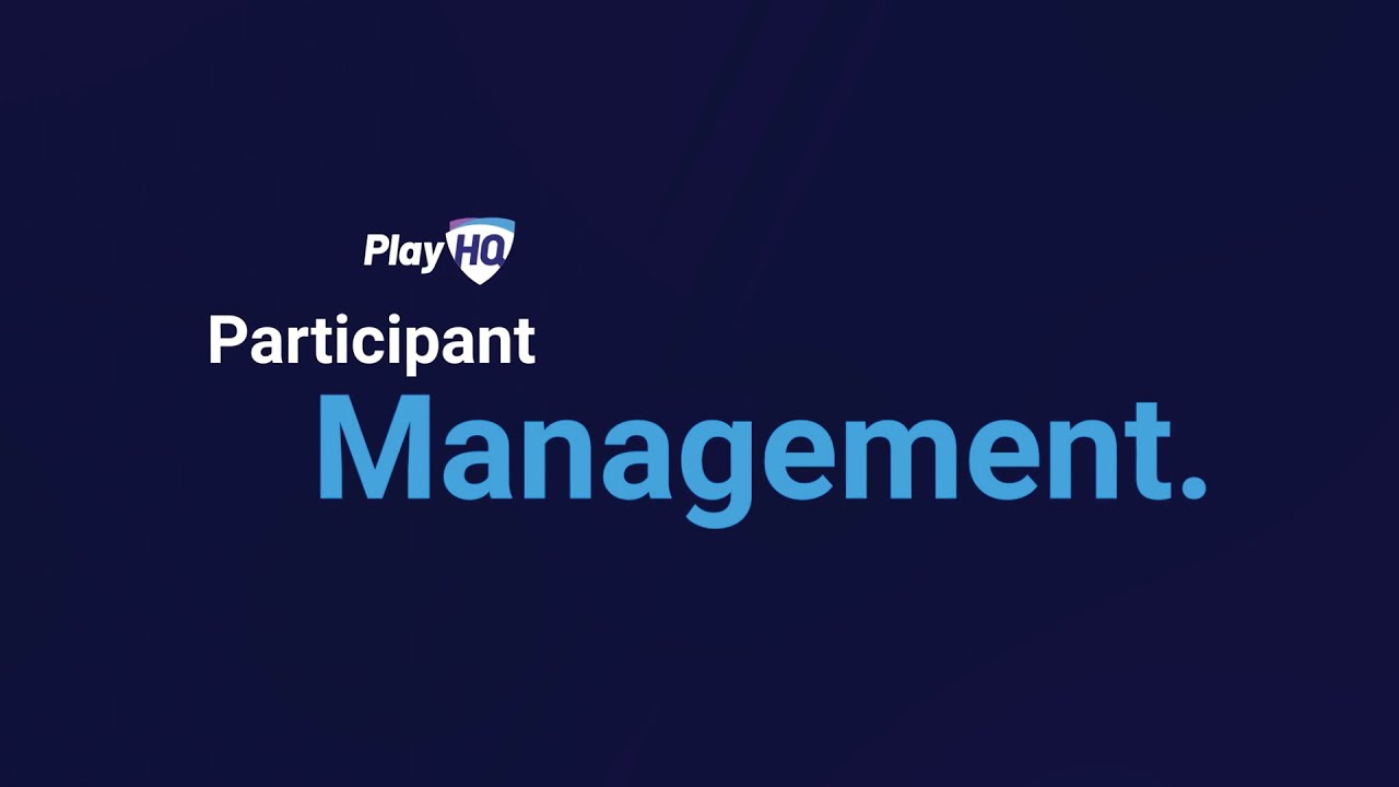 Participant Management (Association) - YouTube