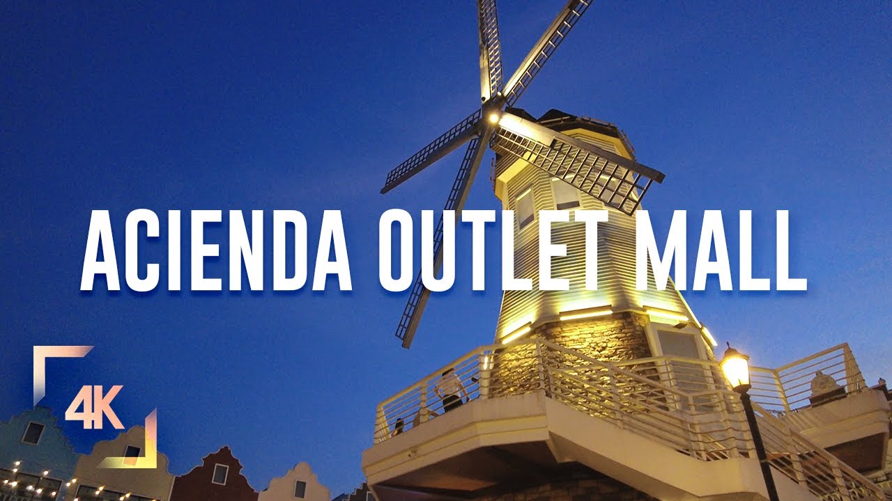 Shopping Mall With A Windmill | Virtual Tour | Relaxing Walk ...