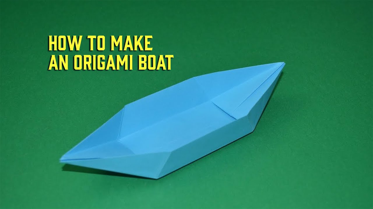 How to Make an Origami Boat - YouTube