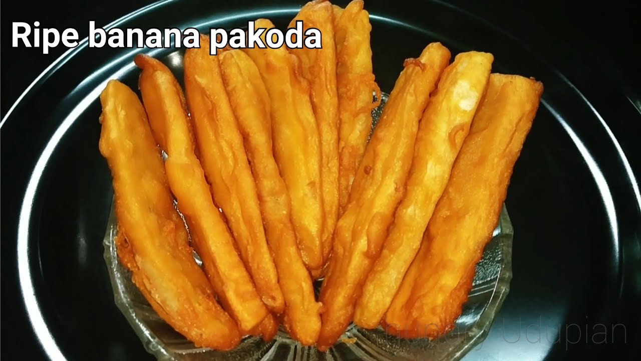 Ripe banana pakoda| ripe banana bajji|pakoda recipe| pakora recipe ...