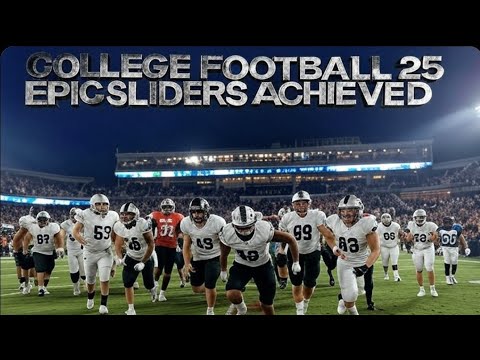 CFB25 Epic SLIDERS Testing Final Run!!! - YouTube