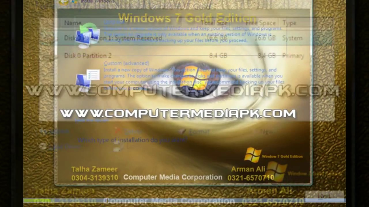 Windows 7 Gold Edition 2016 Screen Shots - YouTube