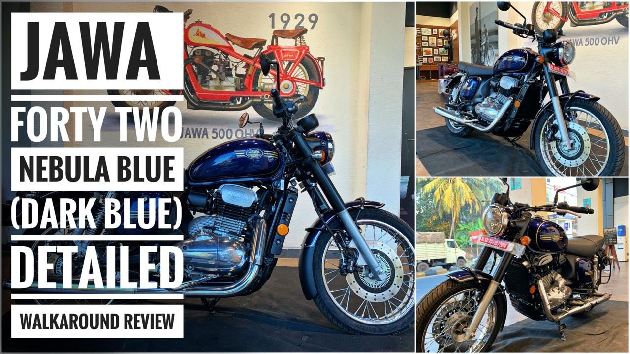 JAWA FORTY TWO 42 Nebula Blue (Dark Blue) Specifications Features ...