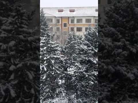 246 saylı mekteb lisey Qarlı menzere 2023cü il