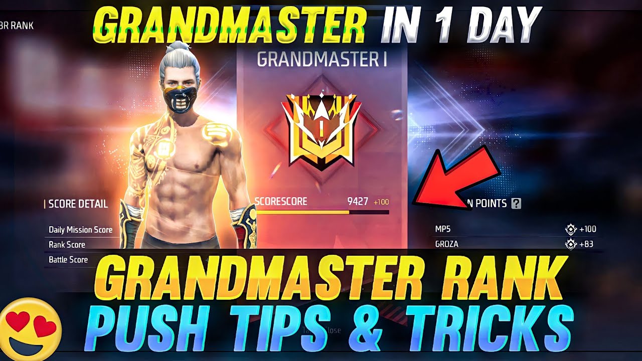 Grandmaster rank push tips | How to push rank in free fire | Solo rank ...