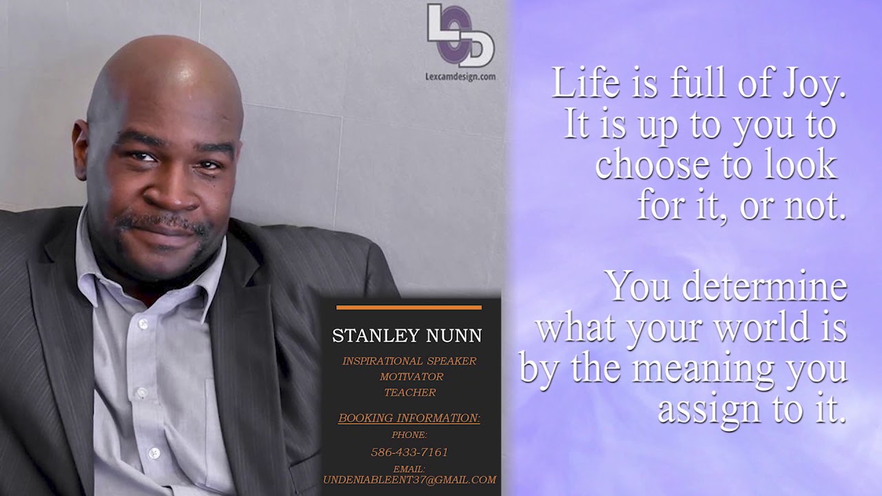 Stanley Nunn - Speaker - YouTube