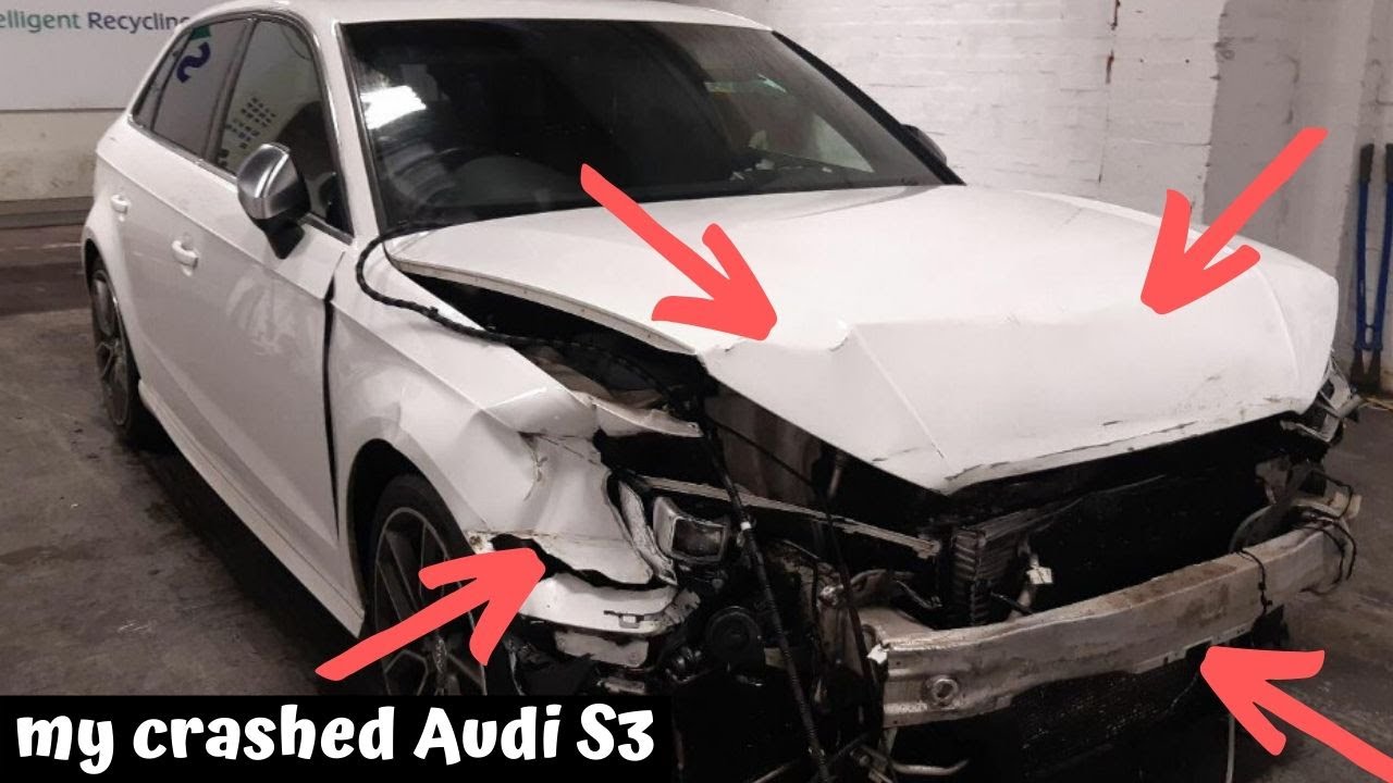 Heres whats wrong with my crashed Audi S3 - YouTube