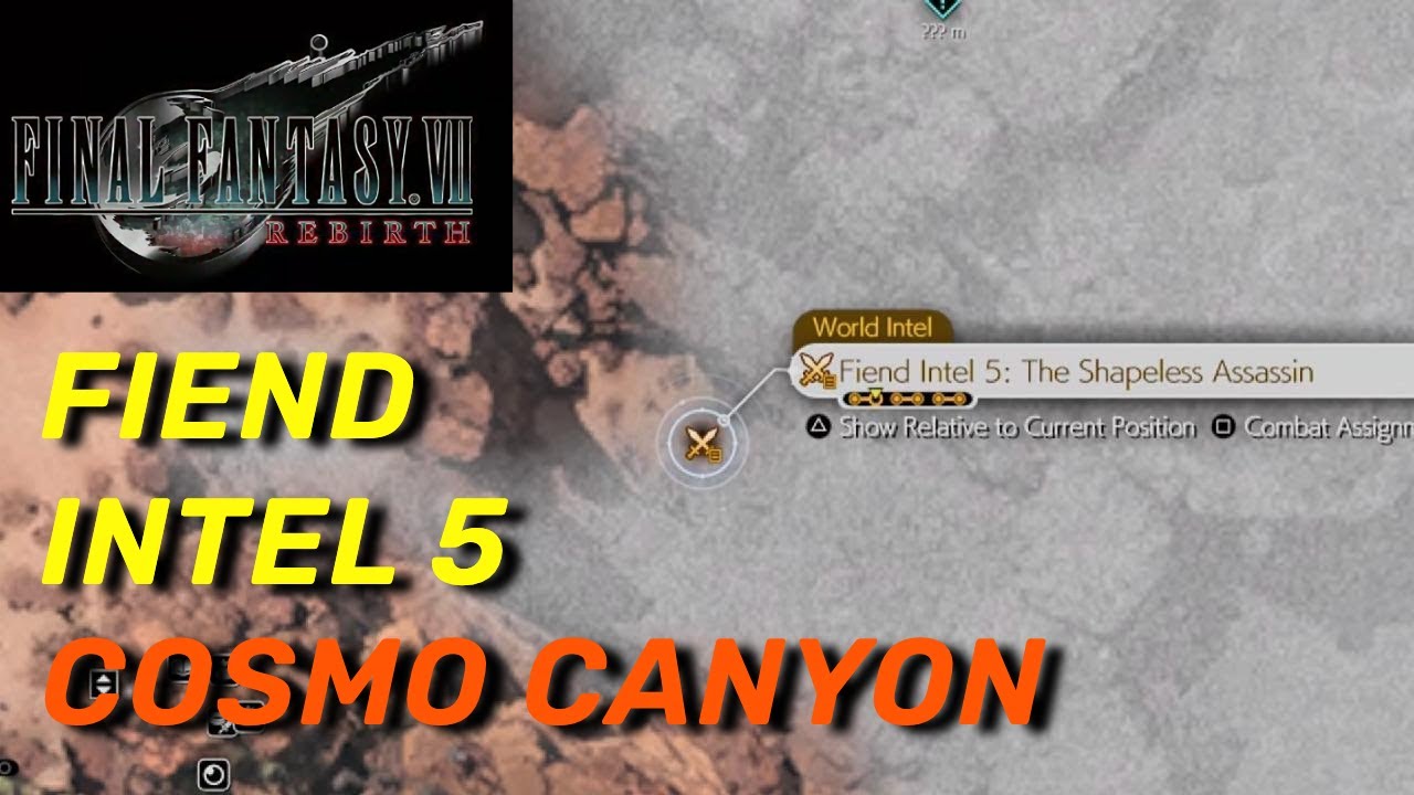 How to Reach Fiend Intel 5 in Cosmo Canyon | Final Fantasy 7 Rebirth ...