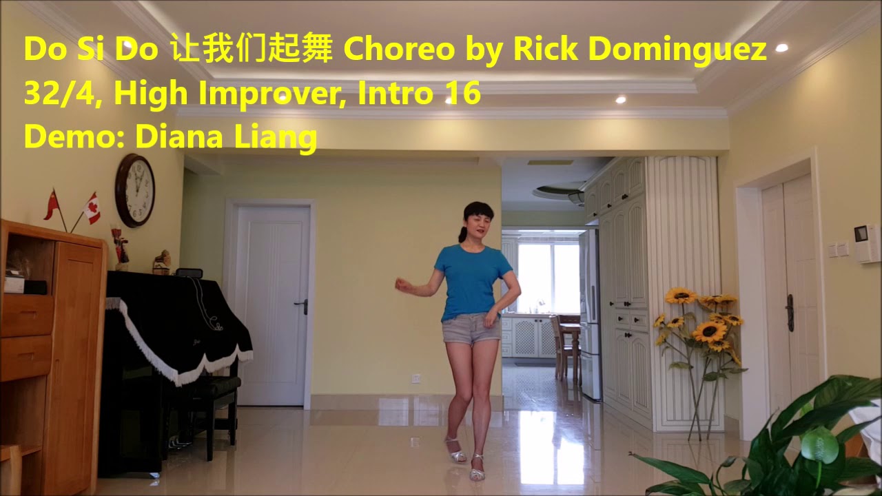 Do Si Do Line Dance Demo - YouTube
