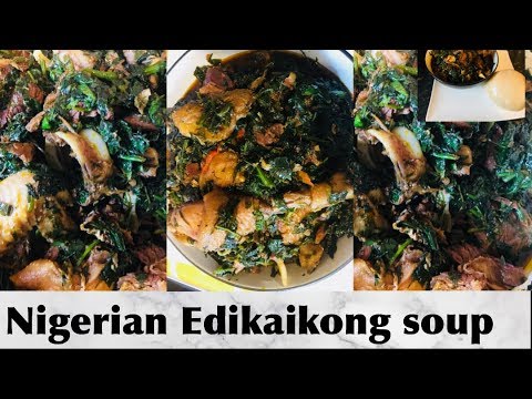BEST EDIKAIKONG SOUP RECIPE| HOW TO PREPARE EDIKANG IKONG SOUP ...
