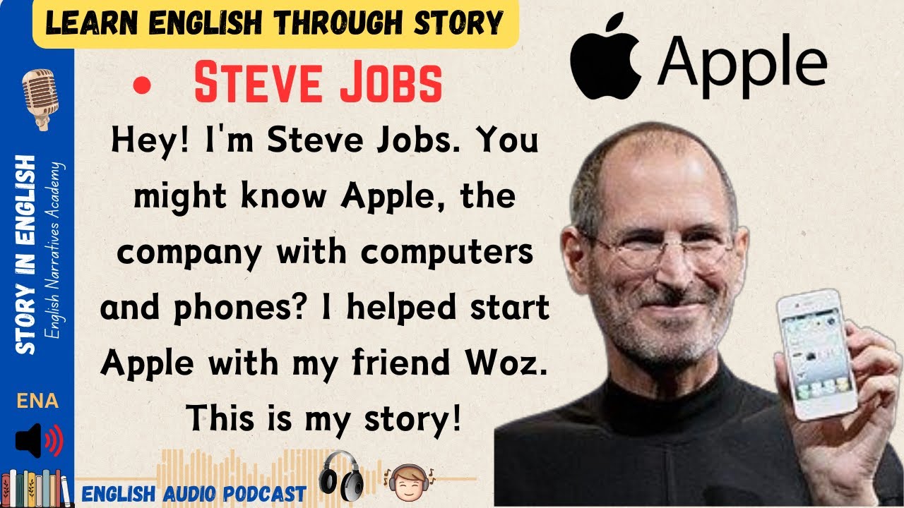 Steve Jobs /Story in English / Learn English Through Story /English ...